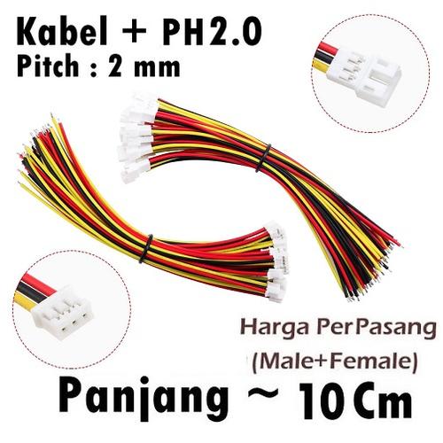 Jual Kabel JST Mini Micro PH 2.0 3P 3 Jalur 2.0mm Battery Connector ...