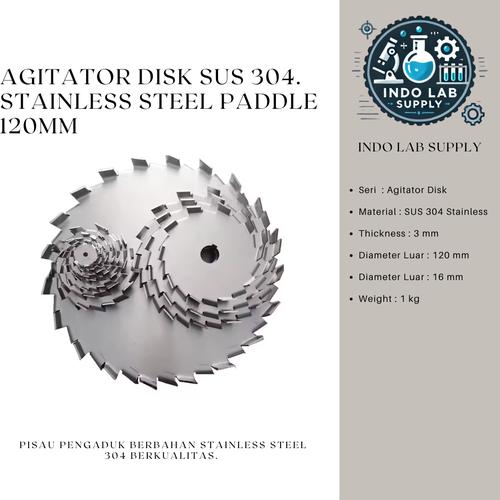 Jual Agitator Disk Dispersion Plate Mixer SUS 304 // Pisau Pengaduk ...