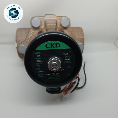 Jual CKD Selenoid Valve ADK21-50A-03A 220V DRAT 2Inch Ori New - Jakarta ...