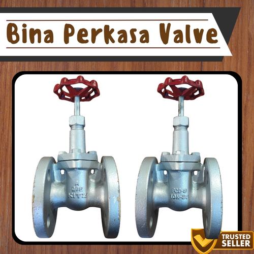 Jual Gate Valve Kitz Cast iron Flange 1/2" Inch DN15 JIS10K For Steam ...