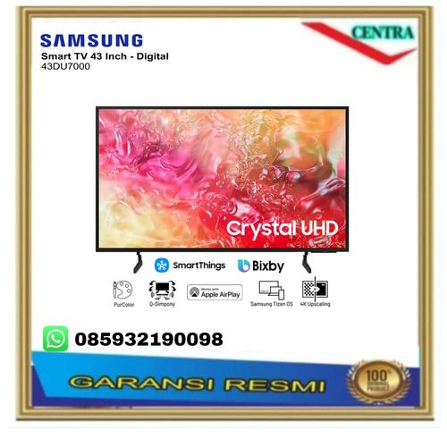 Jual Samsung 43 Inch 43DU7000 Crystal UHD 4K Smart TV UA43DU7000KXXD ...