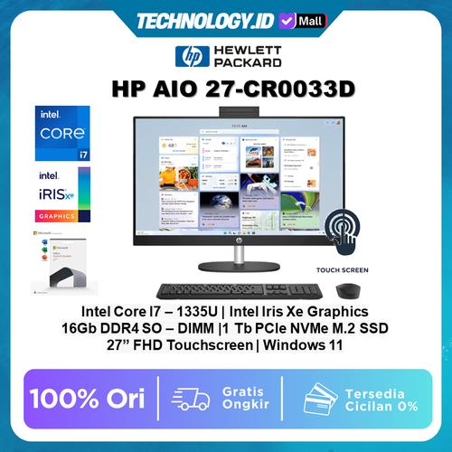 Promo HP PC AIO 27-CR0033D Intel I7 1355U 8Gb 1 Tb Windows 11 OHS 27 ...