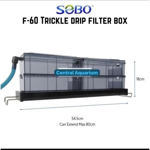Jual Sobo Trickle Drip Filter Box Sobo F-60/ SOBO F-90 Multilayer ...