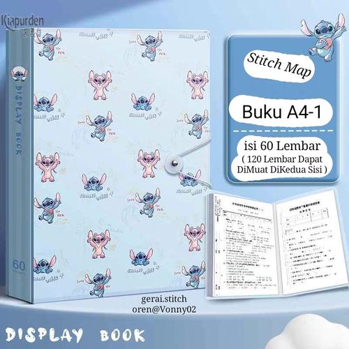 Jual File Map Dokumen Kertas Pelajaran Disney Stitch Lilostitch - Kota ...