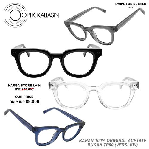 Jual OPTIK KALIASIN - Frame Kacamata skena vintage pria wanita kotak bulat acetate bold tebal ...