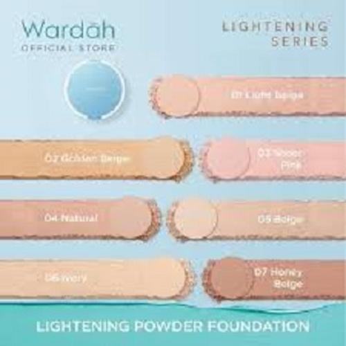 Jual NEW! Wardah Refill Lightening Powder Foundation Light Feel 12 g ...