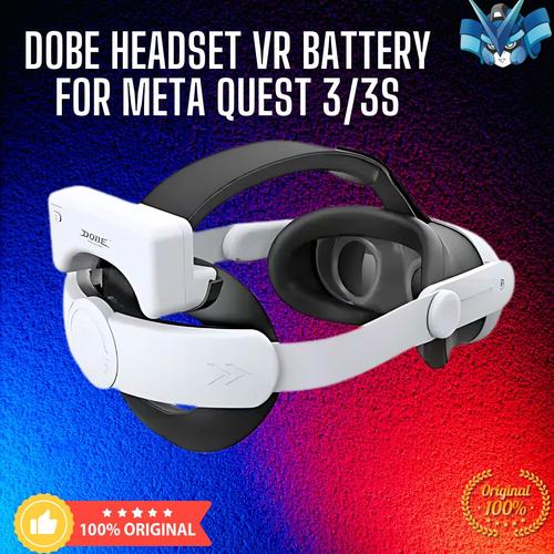 Promo DOBE Headset VR Battery / Headstrap for Meta Quest 3/3S VR / Strap kepala untuk VR Meta ...
