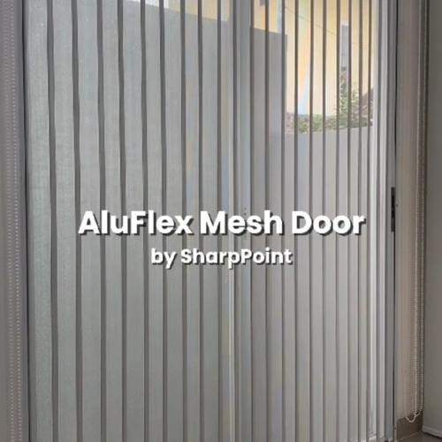 Jual Aluflex mesh door | pintu kawat nyamuk Alumunium buka satu arah ...