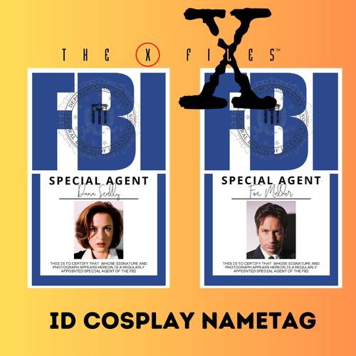 Jual The X Fixes Prop ID Badge Cosplay Nametag - Scully - Kab. Badung ...