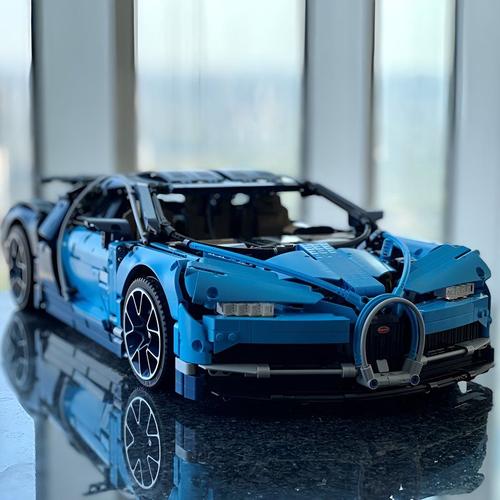 Promo 1:8 Building Blocks Super Sports Car Bugatti Chiron - Jakarta ...