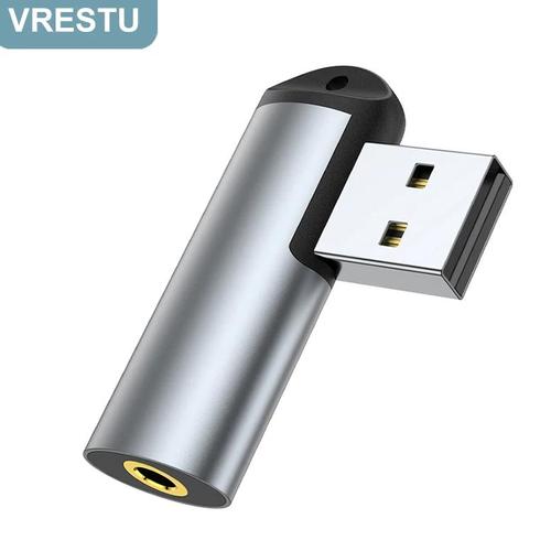 Jual 2 in 1 USB to 3.5mm Sound Adapter for Headphone HiFi DAC Chip ...