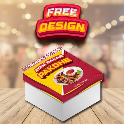 Jual Custom Box Nasi Catering / Box Nasi - 22x22 2000pcs - Kota ...
