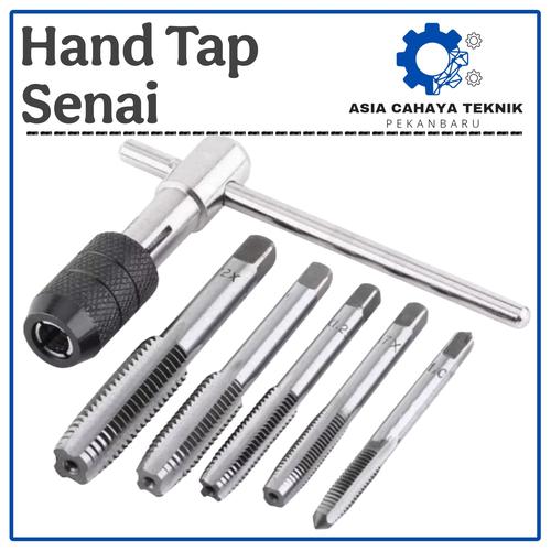 Jual Handtap Set Senai Derat M3-M8 Alat Membuat Drat Hand Tap Snai 6 ...