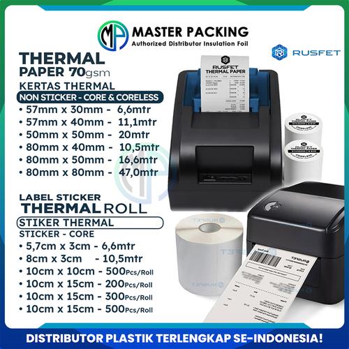 Jual Label Kertas dan Stiker Thermal Printer / Termal Struk Kasir ...