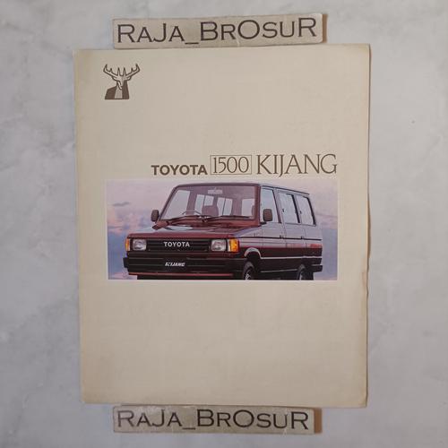 Jual Poster brosur katalog leaflet Toyota Kijang Super Minibus 1991 ...