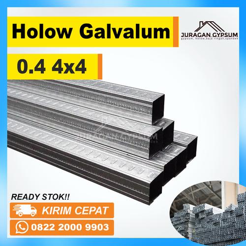 Jual Hollow Galvalum 0.4 4x4 | holow 0,4 mm 4 x 4 | holo 0.4mm | Besi ...