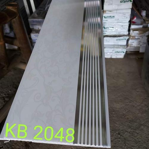 Jual Interior plafon Pvc Golden KB 2048 motif putih Bunga glosy #plafon ...