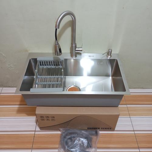 Jual komplit kitchen sink 7545/murah bak cuci piring 7545/wastafel 7545 ...