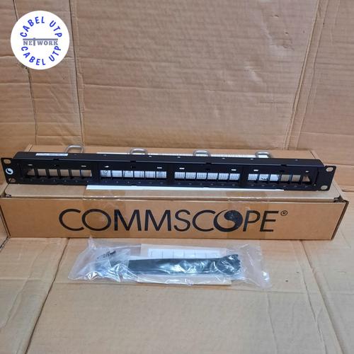 Jual Patch Panel 24 Port Kosongan Amp Commscope Original CPP-UDDM-SL-1U-24 ( Belum Termasuk ...