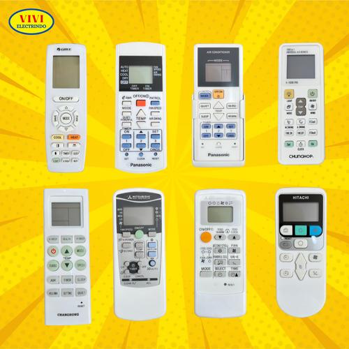 Jual REMOTE REMOT AC GREE PANASONIC MIDEA CHANGHONG MITSUBISHI DAIKIN ...