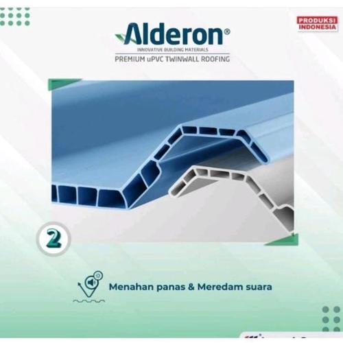 Jual ATAP UPVC ALDERON TWINWALL DOUBLE LAYER Harga permeter - Putih ...