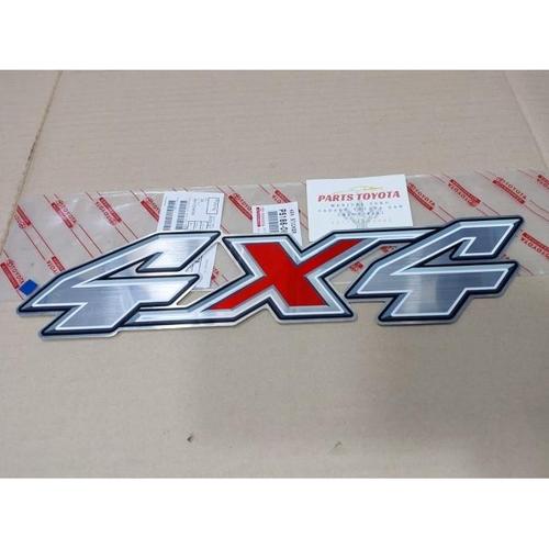 Jual ! STIKER STICKER 4X4 HILUX VIGO FORTUNER ASLI ORIGINAL P5186-0K502 ...
