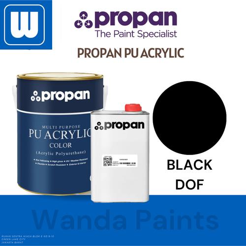 Jual Cat PU Acrylic PU PROPAN PU PUC-786-2K Black Doff (5 LITER ...