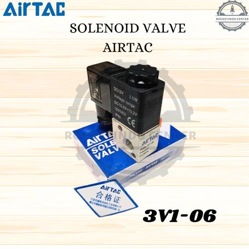 Jual Solenoid Valve Airtac 3V1-06 3/2 way 1/8" - AC220 - Jakarta Barat - Rocketindo Center ...