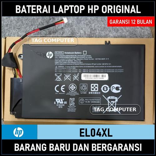 Jual BATERAI LAPTOP HP ENVY 4-1002TX 4-1003TU 4-1003TX NB PC EL04XL ...
