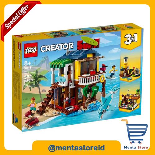 Jual LEGO Creator 31118 Surfer Beach House 3in1 Model Pool 2 ...