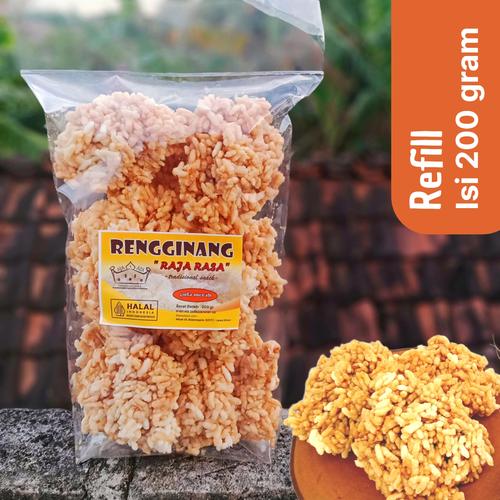 Promo RENGGINANG Manis gula merah 200 gr Raja Rasa tradisional snack ...