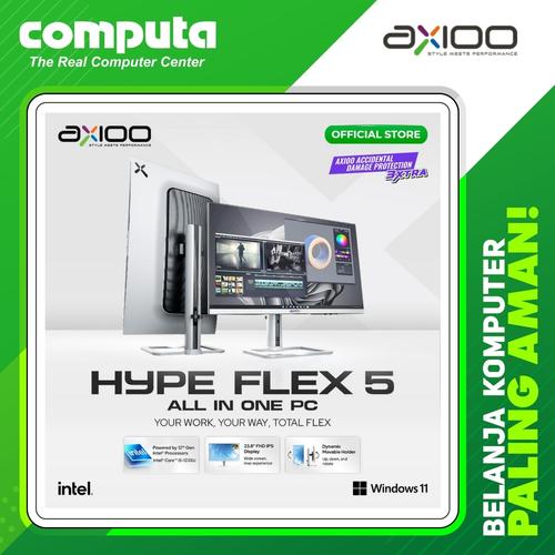 Jual Axioo All in One PC Hype Flex 5 Intel i5-1235U/16GB/512GB/Intel Iris Xe Graphics/FHD IPS 23 ...