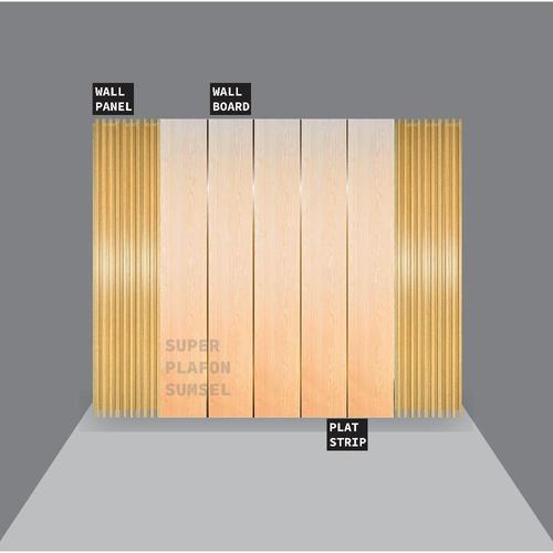 Jual (lebar 40cm) Wall Panel Wall Board WPC PVC SUPER KERAS (PALEMBANG ...