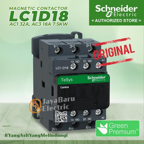 Jual Kontaktor / Contactor Schneider LC1D18M7 220V AC Coil - Jakarta ...