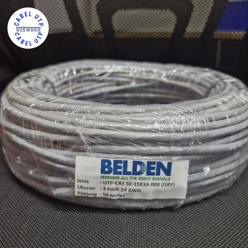 Jual Kabel LAN Cat.5e BELDEN Original/Kabel UTP Cat.5e BELDEN 50 Meter ...