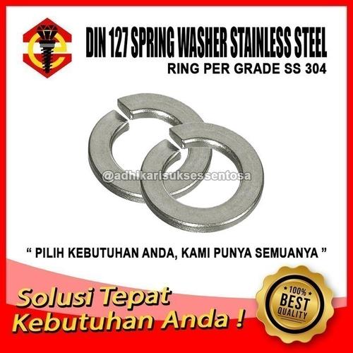 Jual SS 304 / Ring Per M30 Ver / DIN 127 Spring Washer Stainless - Kota Tangerang Selatan ...