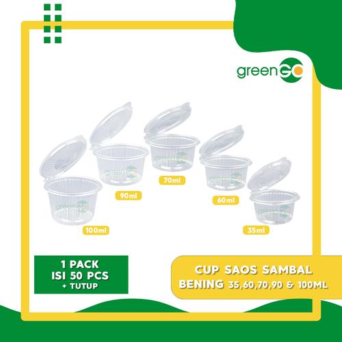 Jual MIKA CUP SAOS SAMBAL UK 35ML-60ML-70ML-90ML- 100ML TEMPAT SAOS ...