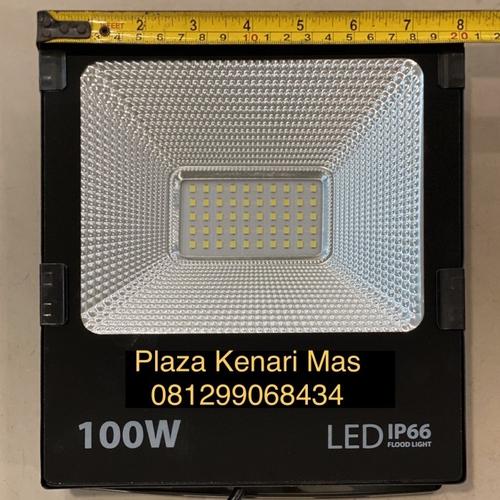 Jual Lampu sorot led 100 watt 100w flood light lampu penerangan tembak ...