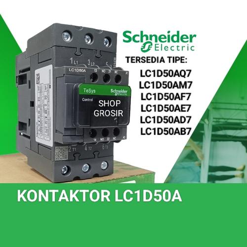Jual contactor kontaktor schneider lc1d50am7 220vac 3phase original ...