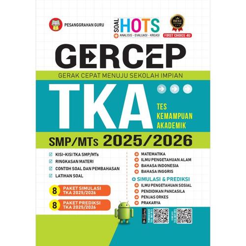 Promo Buku Gercep TKA (Tes Kemampuan Akademik) SMP/MTS 2025/2026 ...