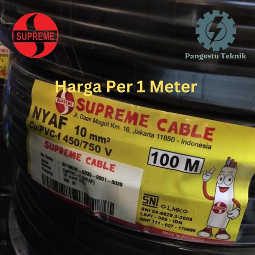 Jual Kabel Serabut NYAF 10 mm Supreme Per 1 meter / Kabel Wiring NYAF ...