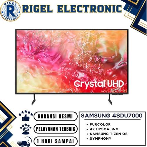 Jual LED TV SAMSUNG 43DU7000 CRYSTAL UHD 4K 43 INCH SMART TV ...