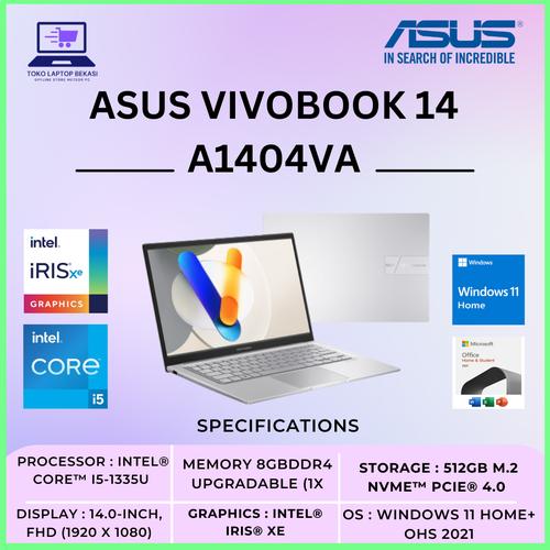 Jual Asus Vivobook 14 A1404VA VIPS552M/Core i5-1335U/8GB/512GB SSD/14 ...
