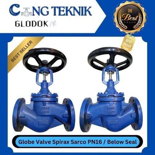 Jual GLOBE VALVE SPIRAX SARCO 3" INCH BELLOW SEAL PN16 CAST IRON DN80 ...