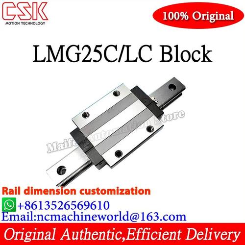 Jual New LMG25C LMG25LC Taiwan CSK Linear Guide Slider LMG25C Block ...