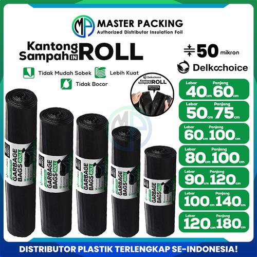 Jual Plastik Sampah Kantong Plastic Trash Bag Hitam Roll Tebal Premium ...