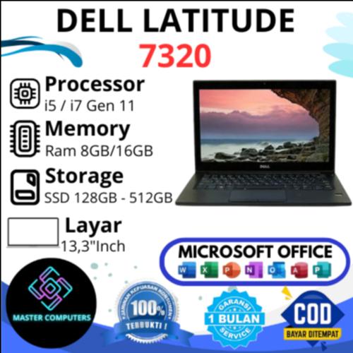 Jual Dell Latitude 7320 Core i5 / i7 Gen 11 Ram 8GB/16GB/256GB Layar 13 ...