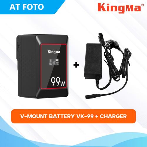 Jual KingMa Battery V-Mount KM-VK99 LCD Display + Charger NKC1683001 ...