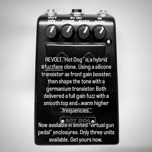 Jual REVOLT Hot Dog Fuzz - vintage Jimi Hendrix fuzz face - germanium ...