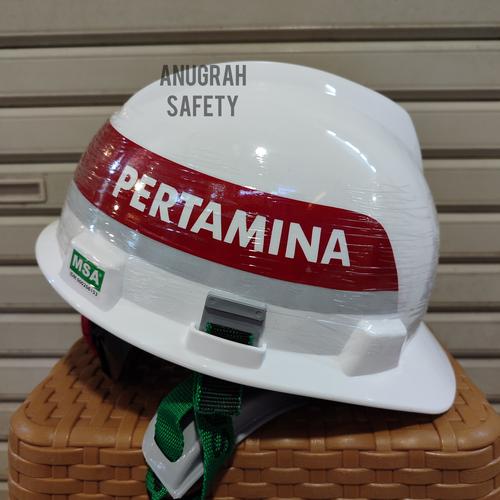 Jual Helm safety pertamina v gard standard SNI - helm safety msa ...